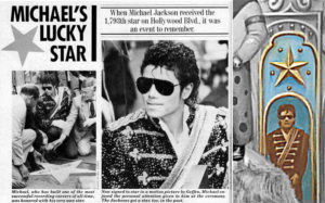 XV DANGEROUS: Michael Jackson and his symbol "star" and "peacock"
